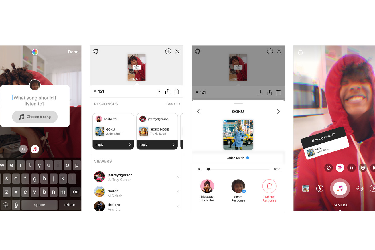 Instagram Stories Now Includes Music in Question Sticker