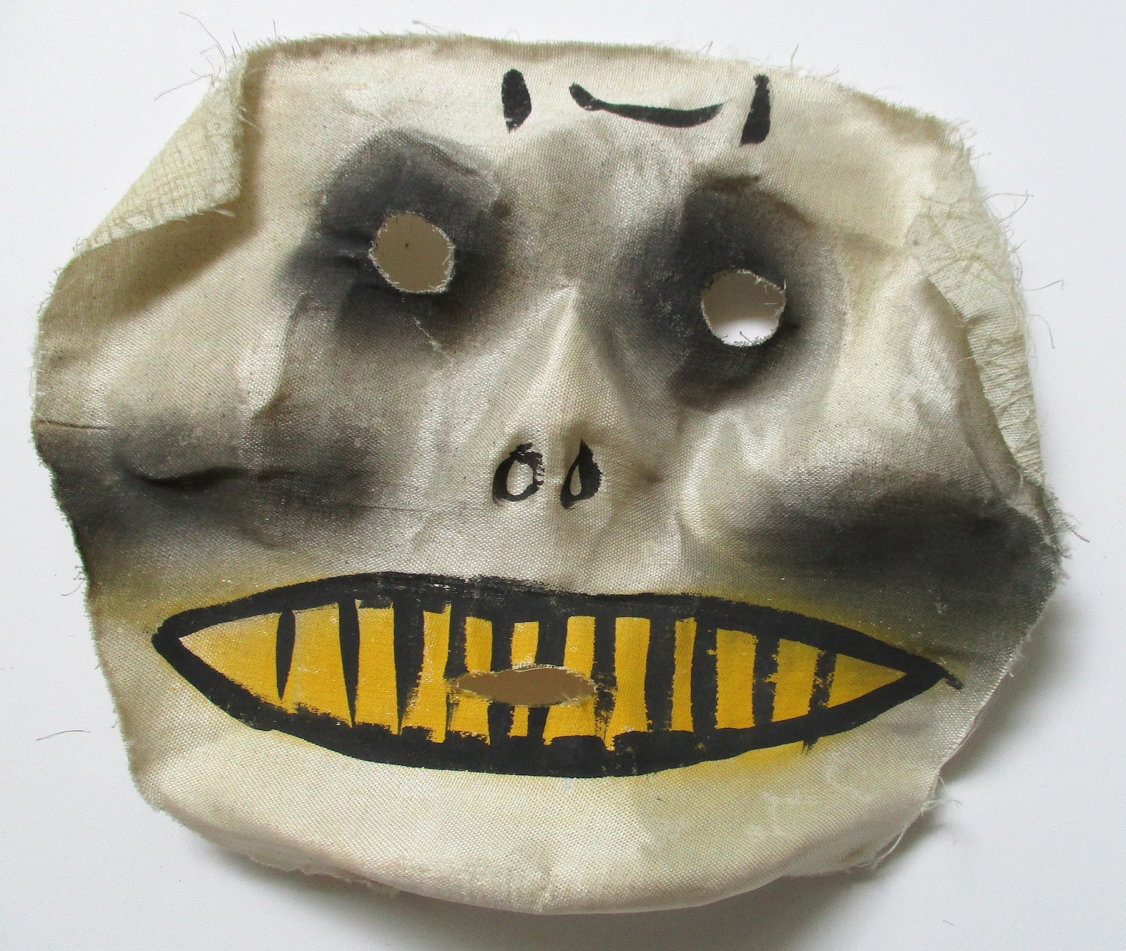 Dull Tool Dim Bulb: Vintage Antique Gauze Linen Muslin Buckram Masks ...