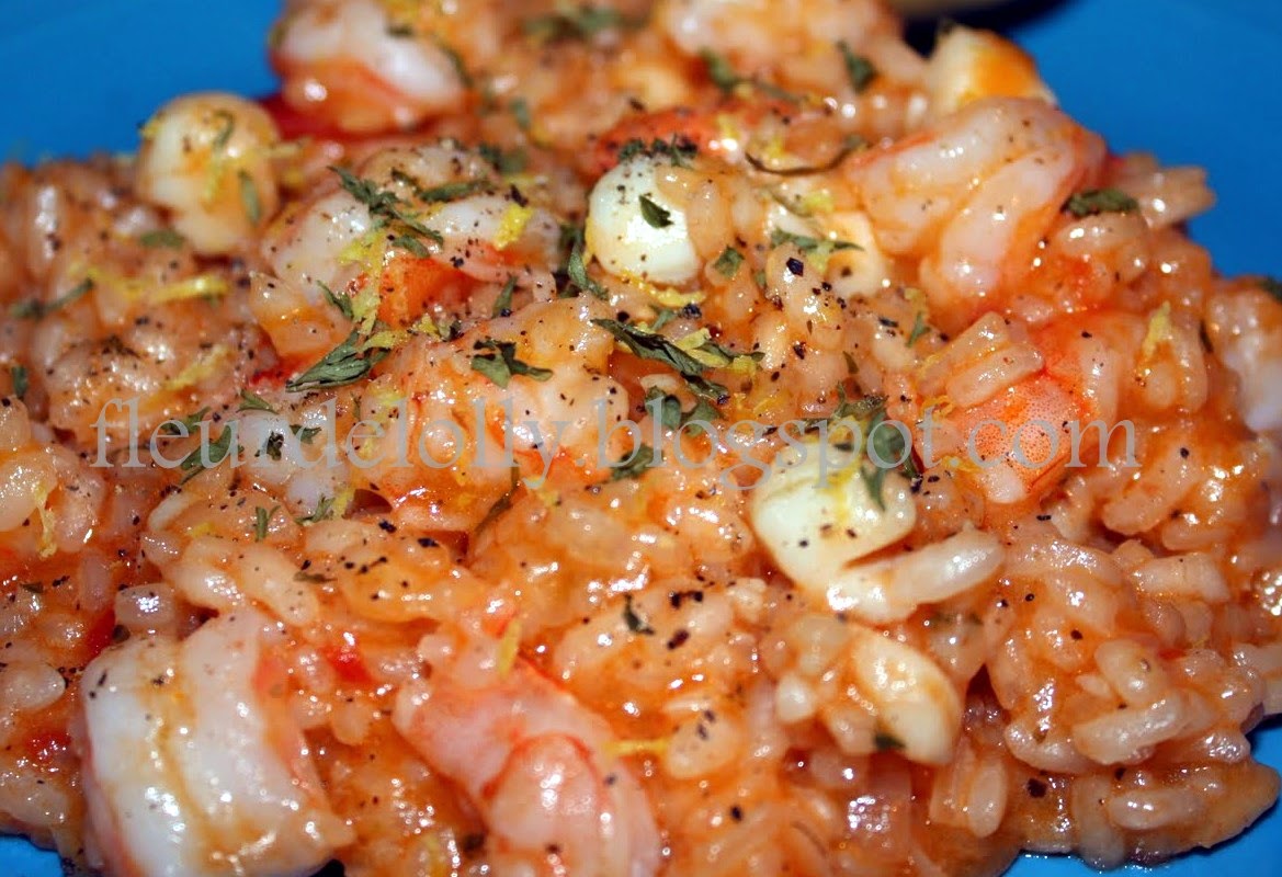 Fleur de Lolly: Shrimp and Scallop Risotto