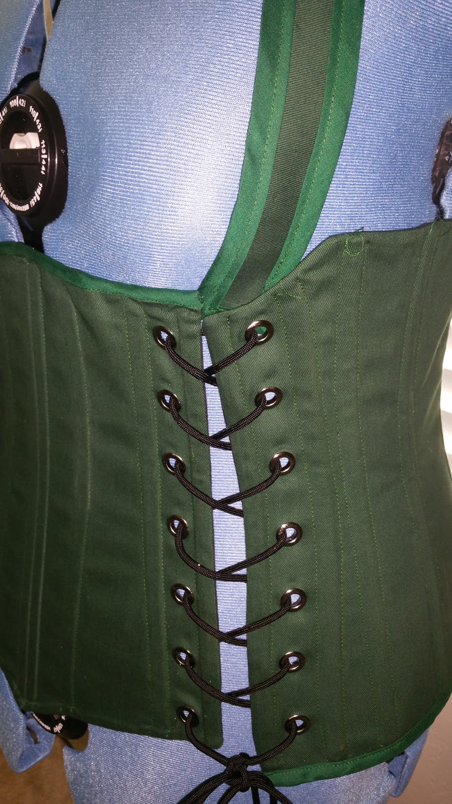Danielle Sews: Simplicity 1091 Part 2 - Poison Ivy Underbust Corset