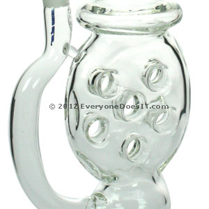 Mr.Rolloneforme: WS Series Glass Bong with Swiss Cheese Percolator