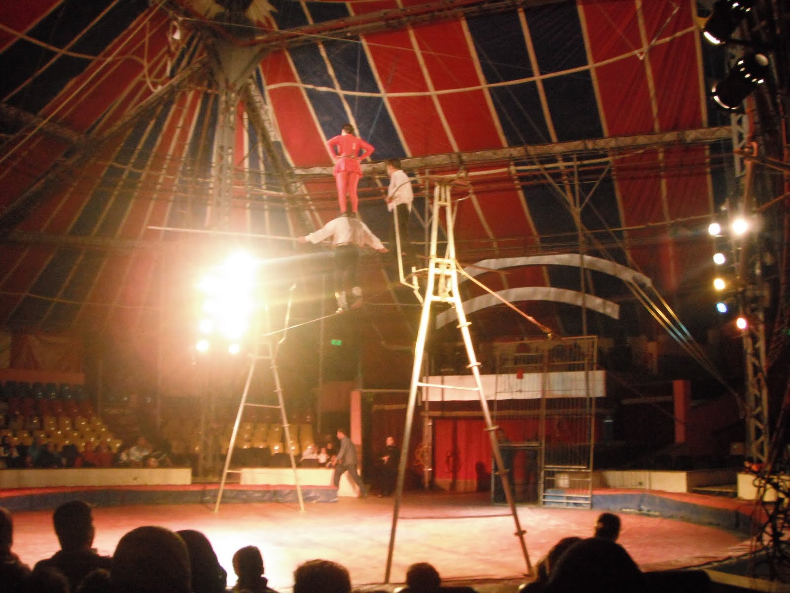 Carol, Jeff, and Cameron in Cairo: Circus in Cairo, Egypt
