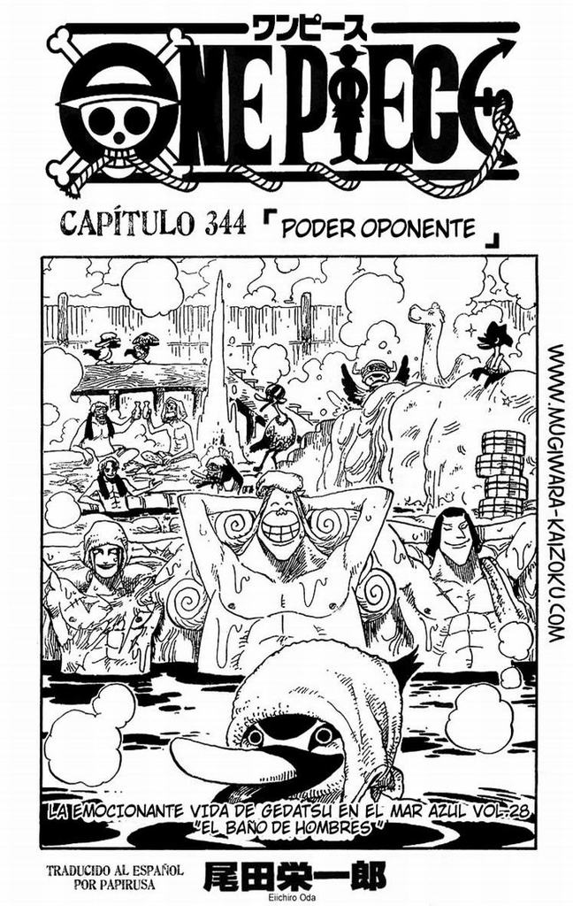 One Piece Manga Capitulo 344. Poder oponente ~ ParaisoGrandLine