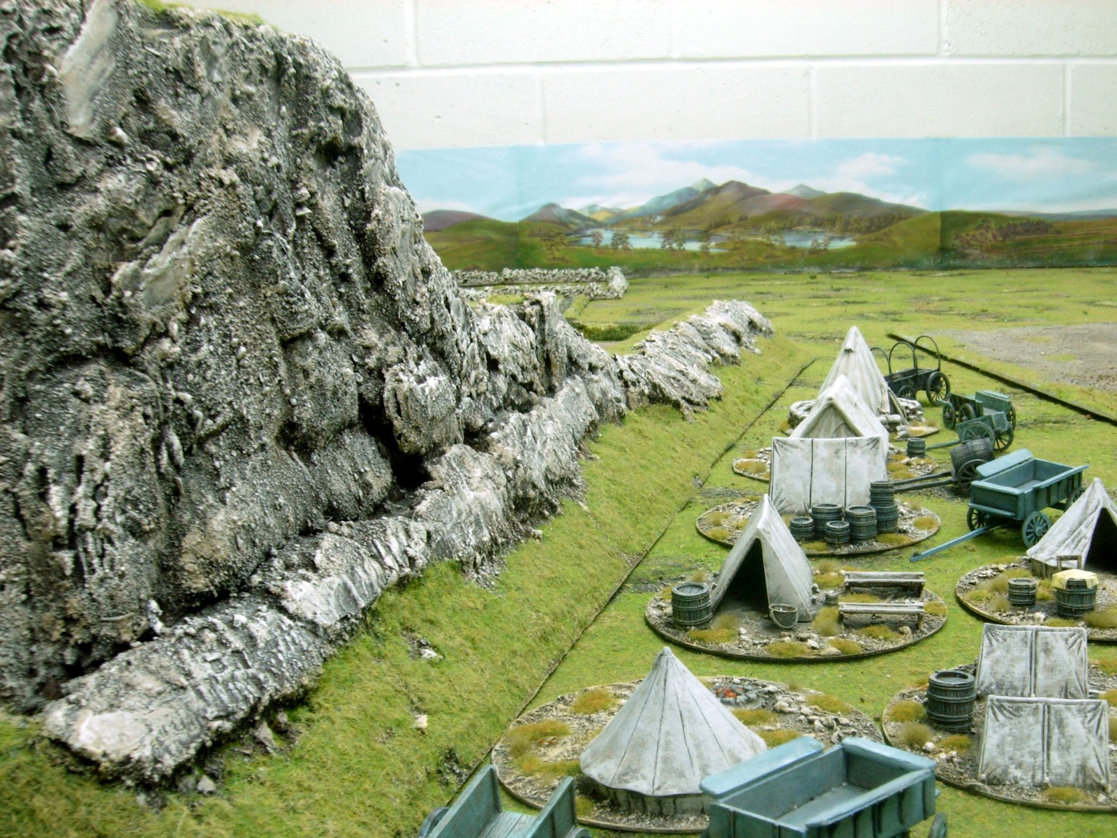 Wargaming with Silver Whistle: Isandlwana backdrop