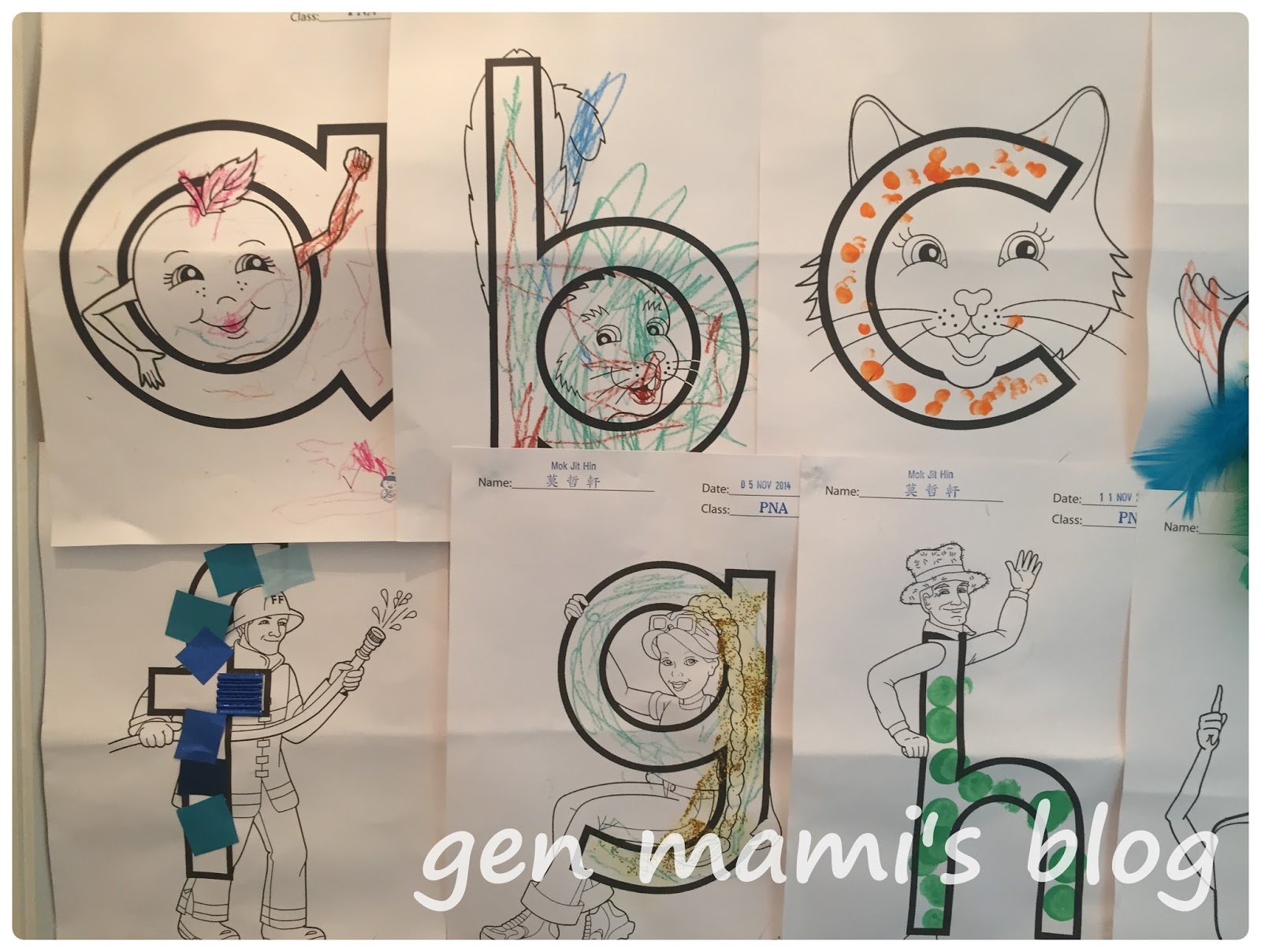 Gen Mami's Blog: Letterland Party ~ Water Walrus檬