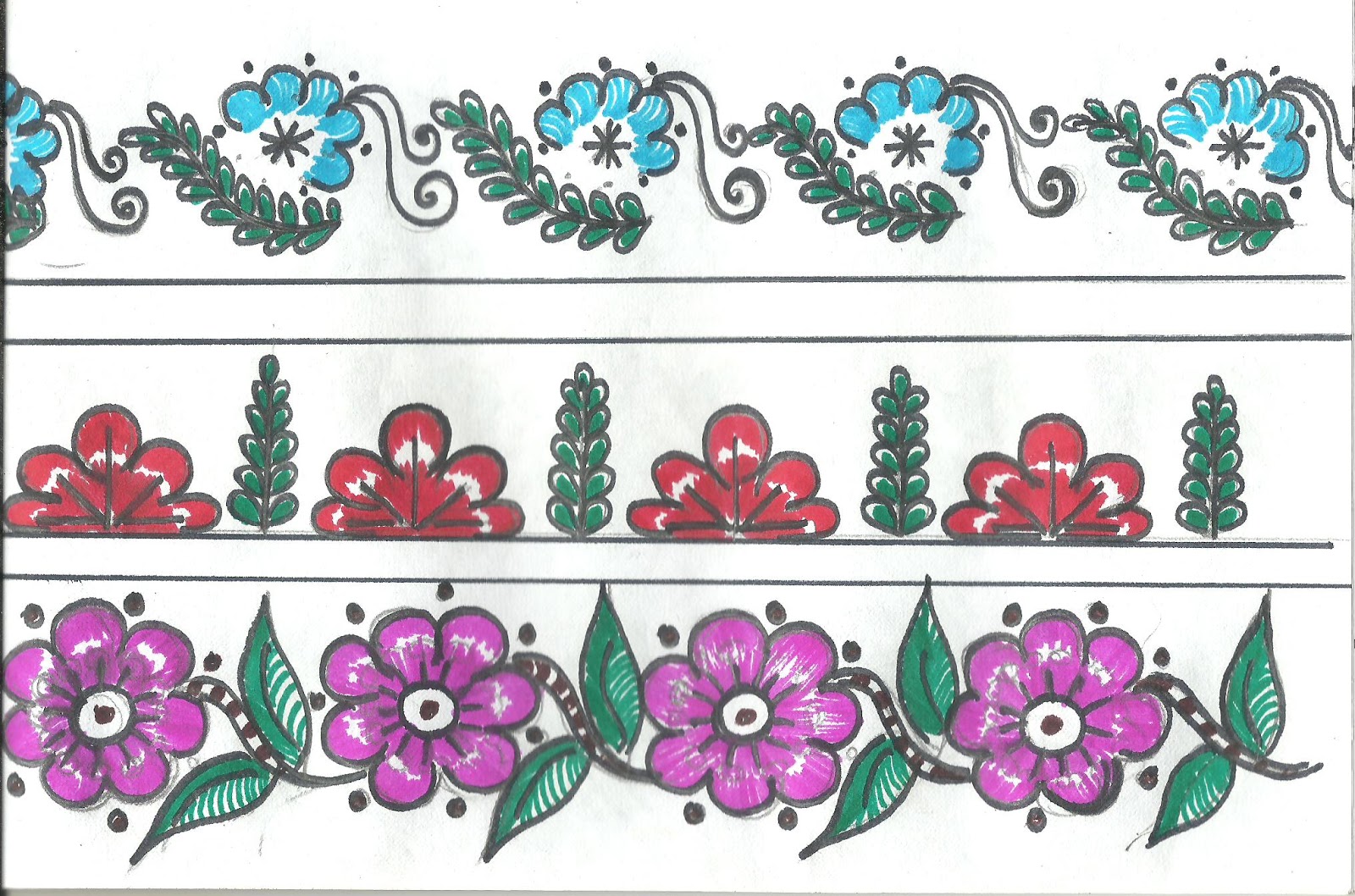 Art N Craft: Beautiful Border Designs