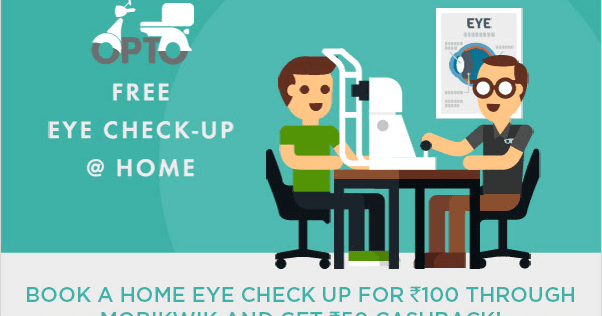 Lenskart - Get Home Eye Checkup at Rs.100 only + Rs.50 Cashback via ...