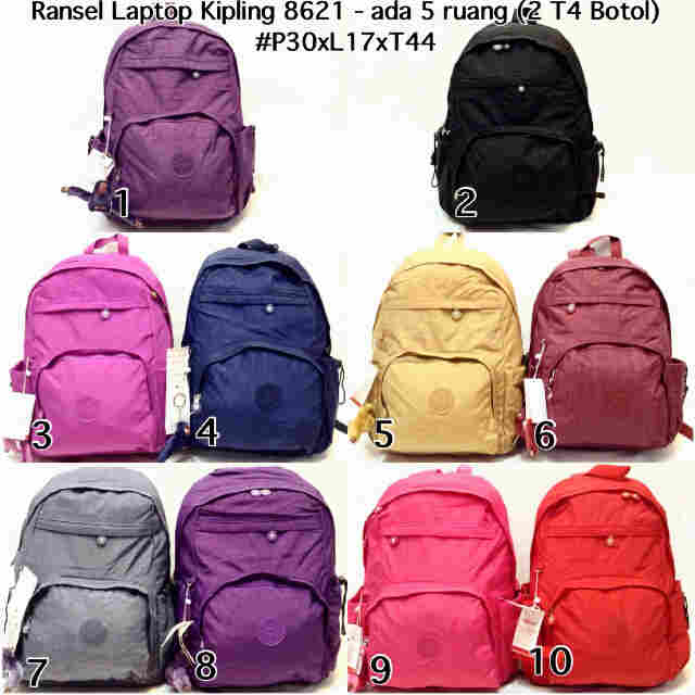 Jual Tas Kipling: Tas Kipling 8621 Tas Ransel Tas Laptop 5 Ruang Saku ...