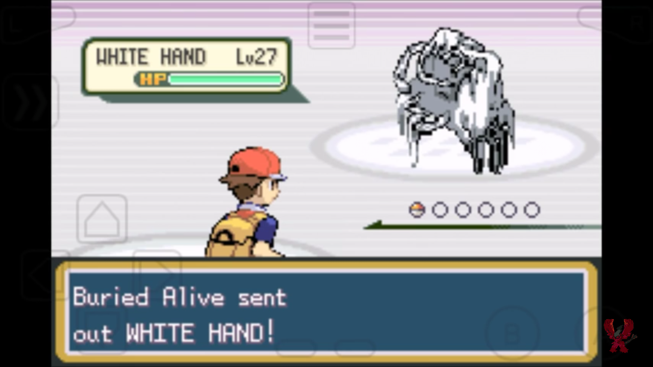 Buried Alive Pokemon White Hand