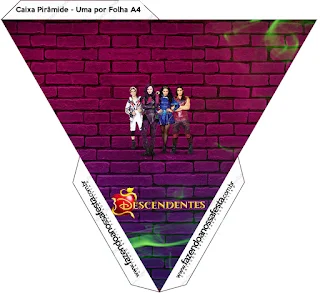 Descendants Party: Free Printable Boxes. - Oh My Fiesta! in english