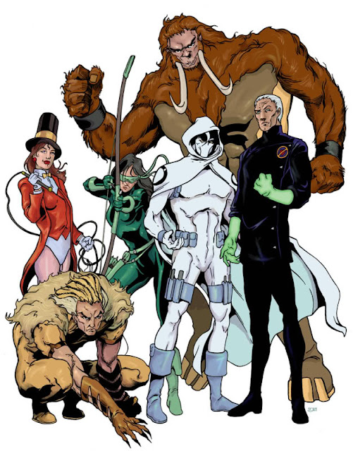 Seduced by the New...: Super Villain Team Concept Art