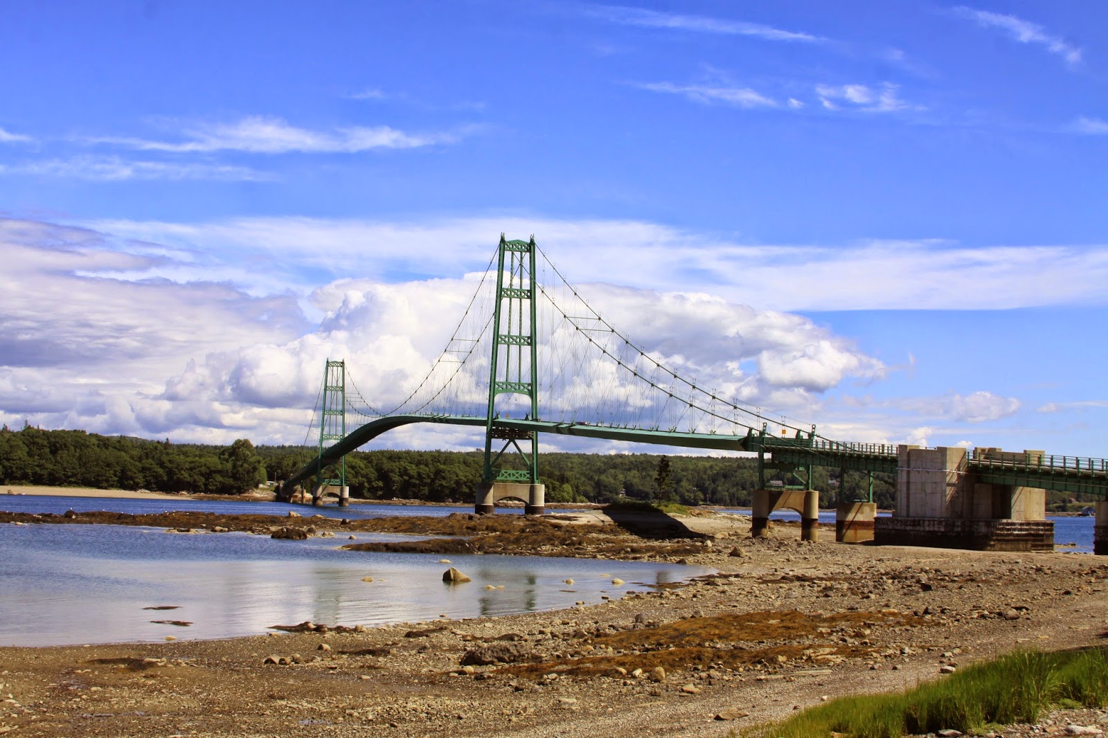 Crossing the Deer Isle bridge - Deer Isle, Maine