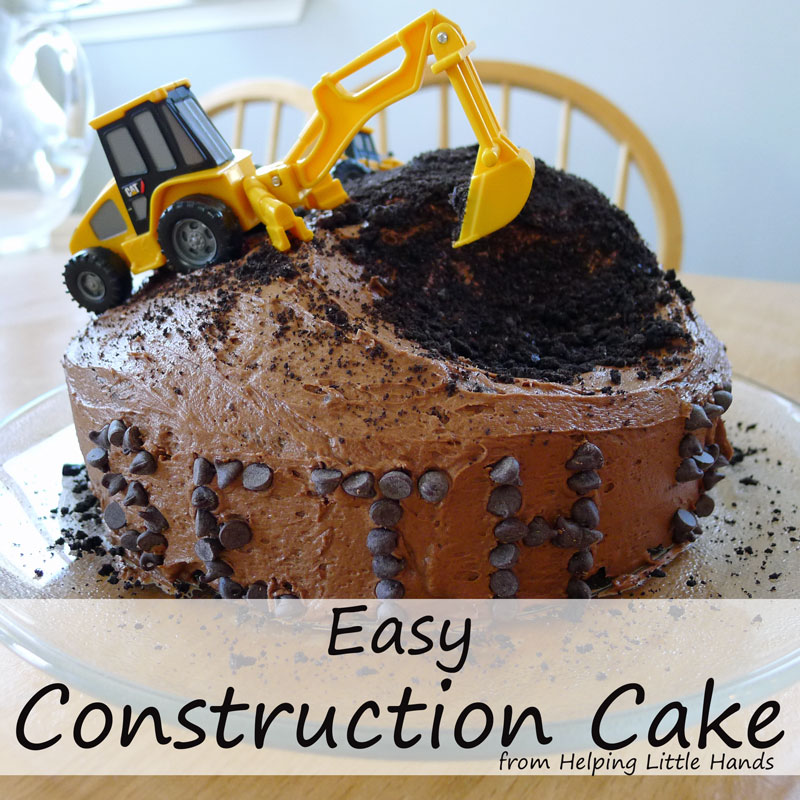 Pieces by Polly: Easy Construction Cake