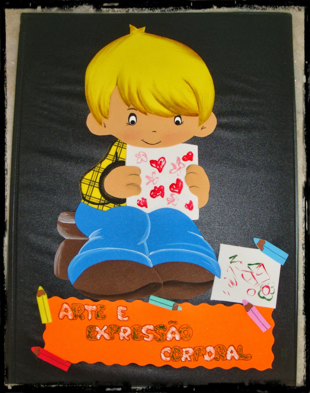 Lu artes: Capa em EVA para Portfólio