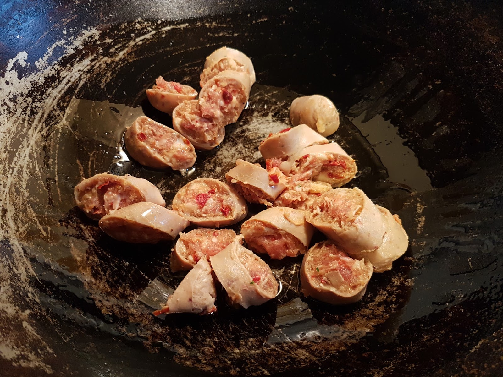 Almost Wasted: Fingerling Potato Hash with Sausage, Broccolini and Red ...