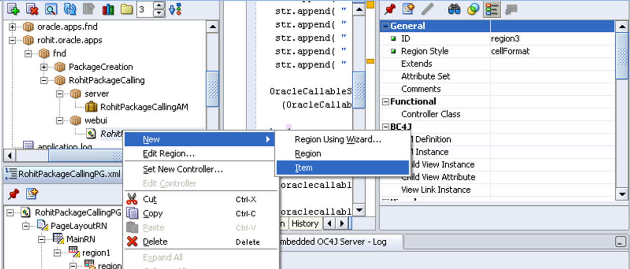 Oracle Application's Blog: Package/Procedure Using In OAF PAGE