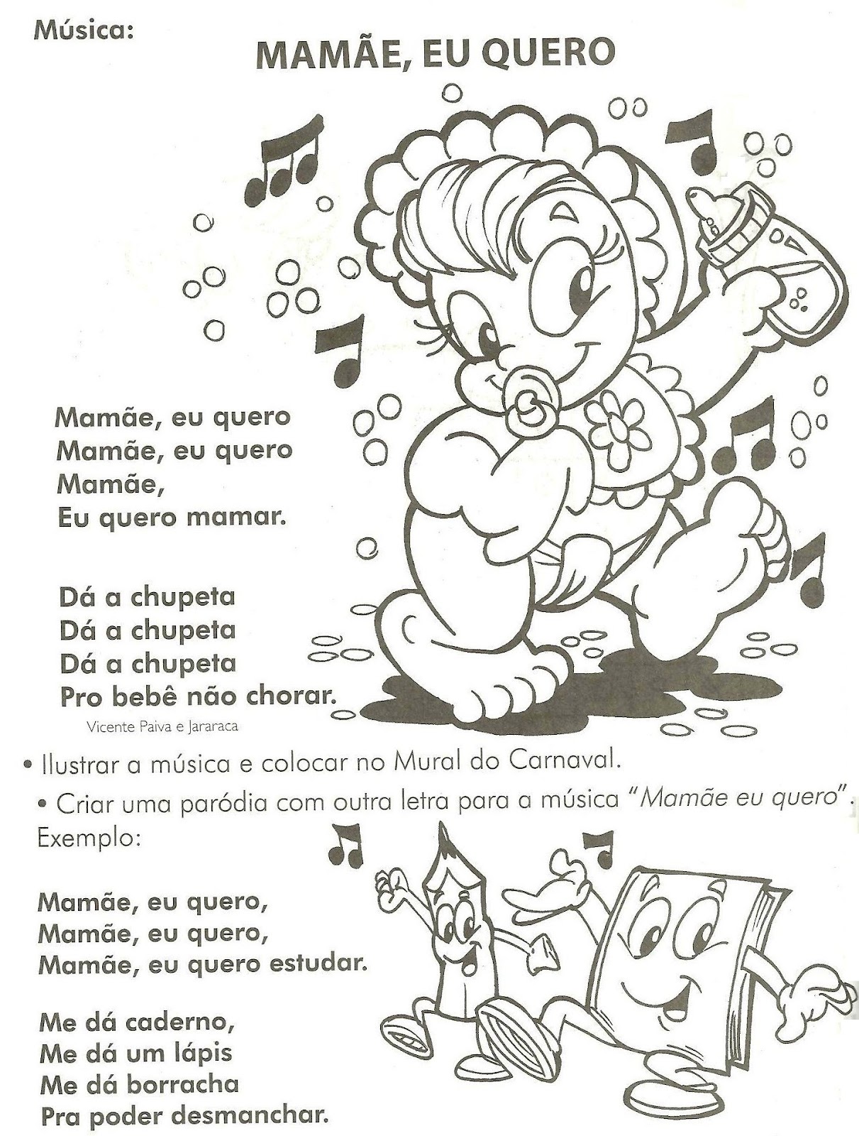 Escola Saber: Letras de músicas infantis