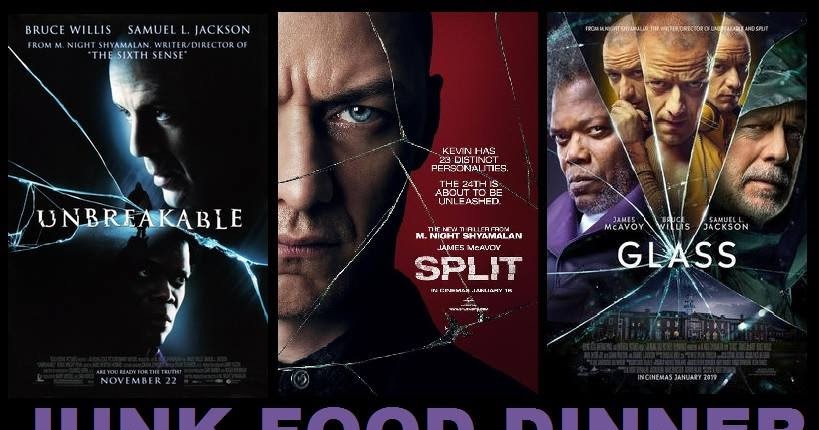 JFD451: Unbreakable, Split, Glass