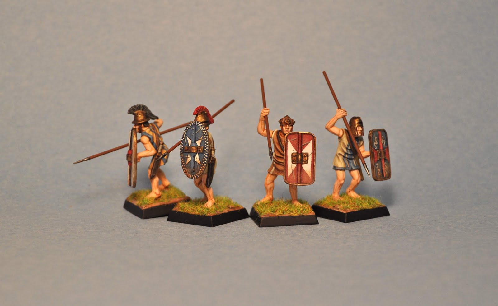 J White's Gallery: 25 mm Illyrian spearmen by Relic Miniatures