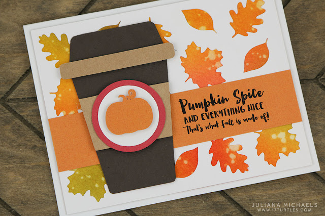 Fall Coffee Lovers Blog Hop | Pumpkin Spice Coffee Card Cut File ...