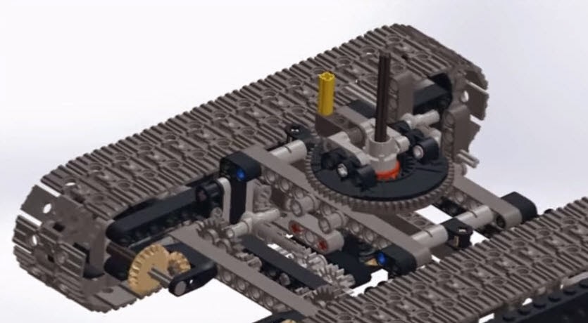 Video A Solidworks Assembly 3D Animation of Lego Technic Motorized ...