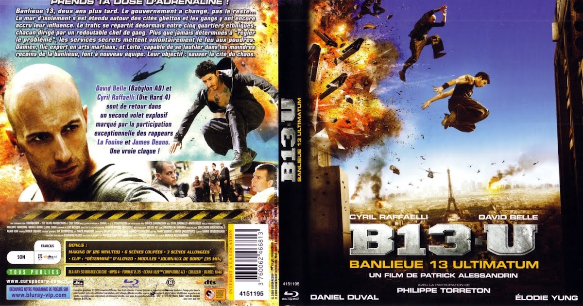 BLU-RAY JAQUETTES BLU-RAY: Banlieue 13 Ultimatum