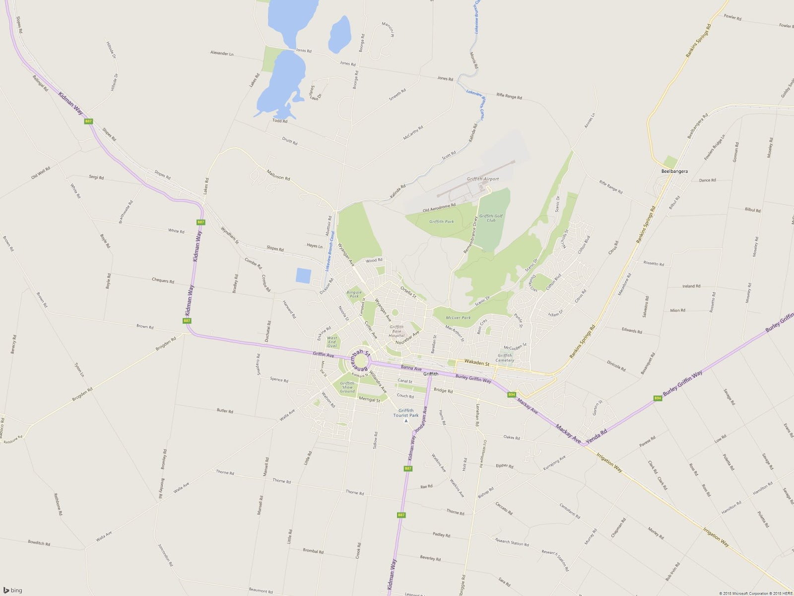 Griffith Map Free Download