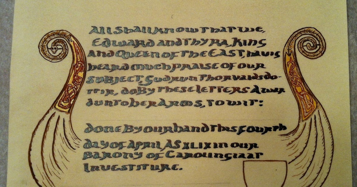 Aaradyn's Brush: Calligraphy, Vellum, and Vikings