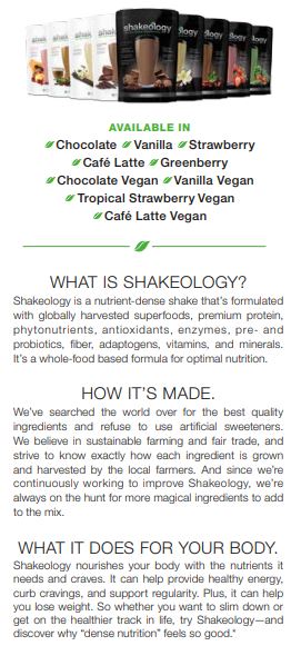 What is so special about Shakeology? ~ cherish