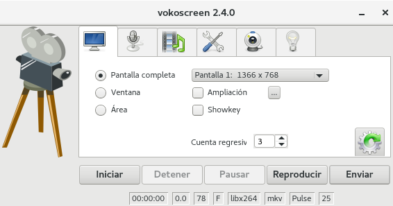 Instalar VokoScreen - Recording Screen ~ MARCO TOSCANO FREIRE
