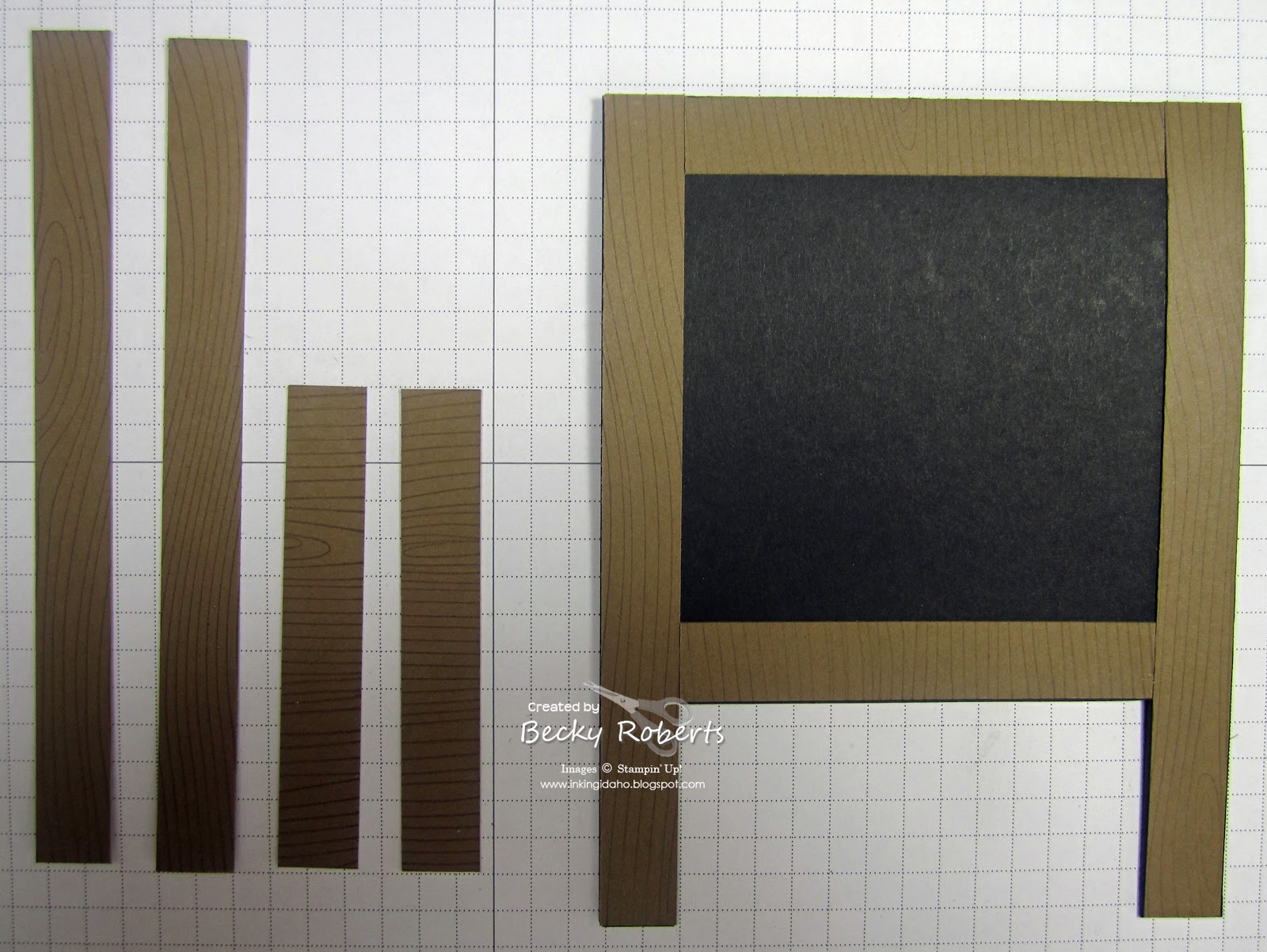 Inking Idaho: Chalkboard Card Tutorial