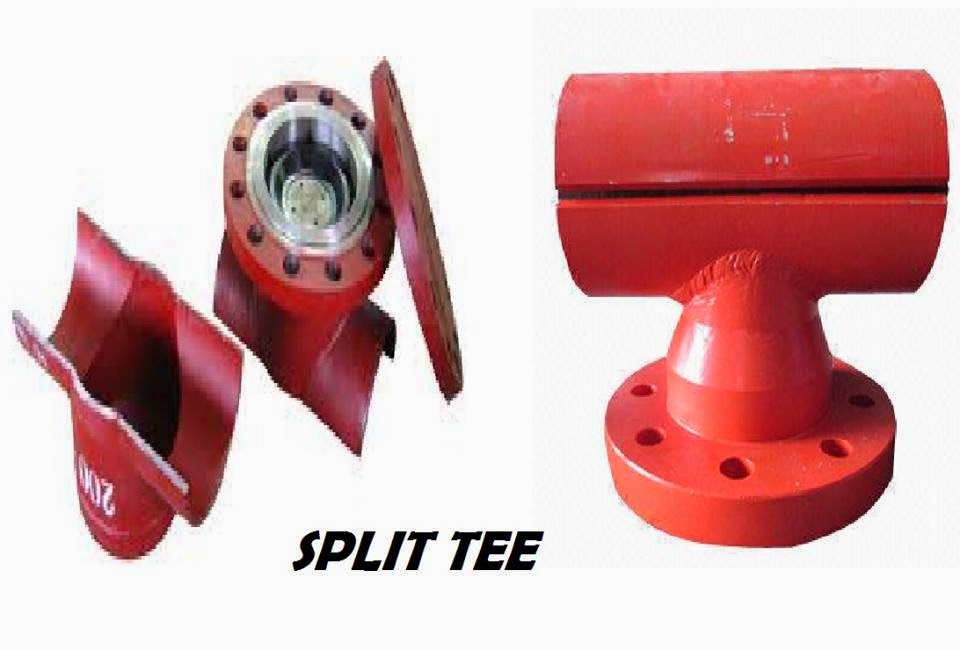 Split Tee dan Pekerjaan Hot Tapping Pipe Line Fhoto