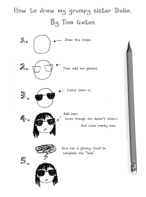 Tom Gates Brilliant World: WANT TO DRAW DELIA?