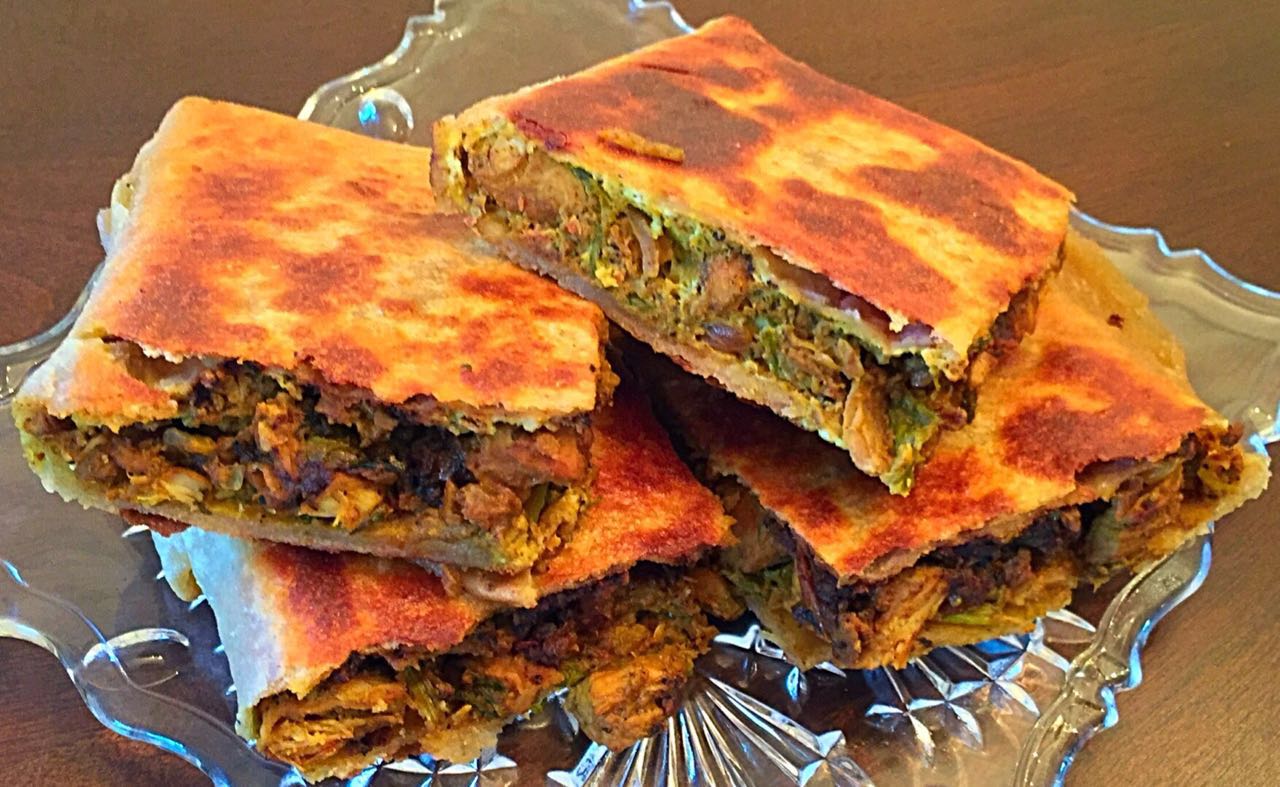 shiba's cuisines: Chicken Baida Roti & Paneer Baida Roti