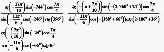 Matematika za poneti: Trigonometrijski krug - zadatak 3