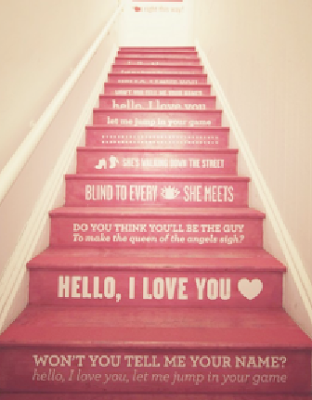 portland sunshine: Stair Word Art