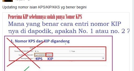 Cara Memasukkan Nomor Kartu Indonesia Pintar (KIP) di Dapodik - Biologizone