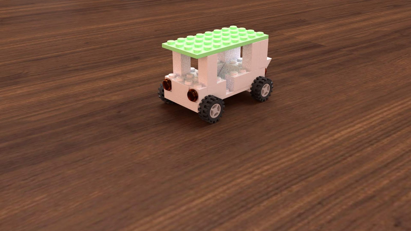 Toolkit 1: Maya Lego Golf Cart Render