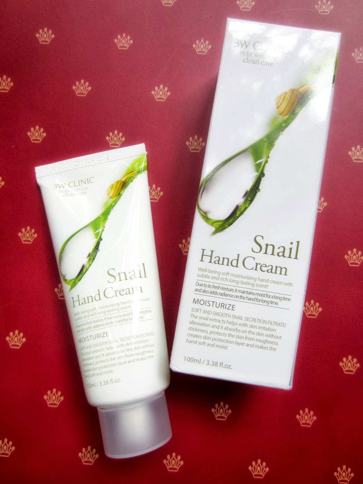 [BODYCARE]: 3W CLINIC Snail Hand Cream & Acacia Hand Cream - Two ...