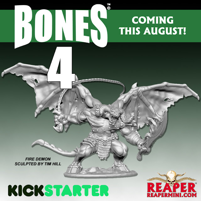 Wargame News and Terrain: Reaper Miniatures: Bones 4 Kickstarter: Mr ...