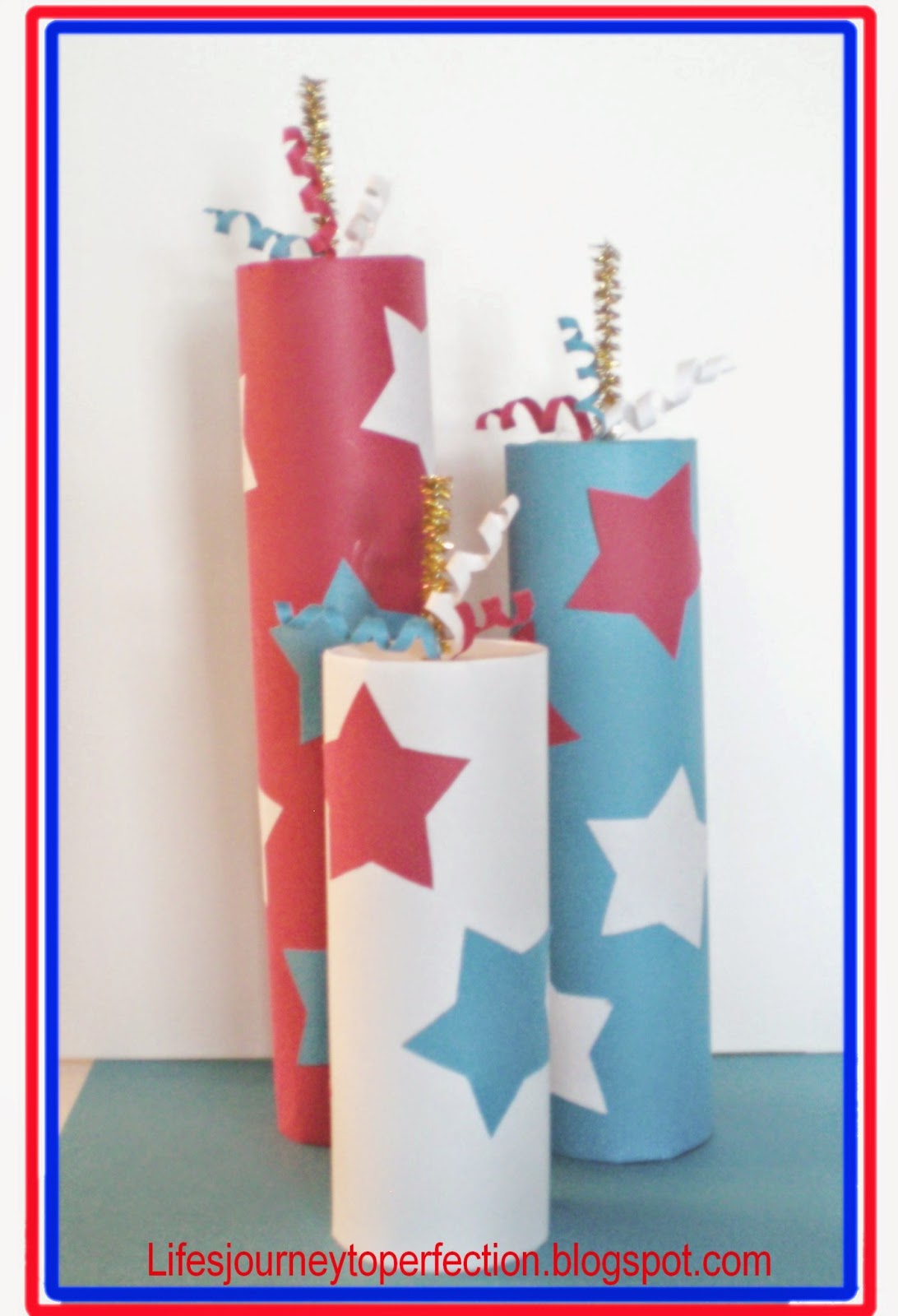 Life's Journey To Perfection: Mommy Monday - Firework Craft for the 4th ...