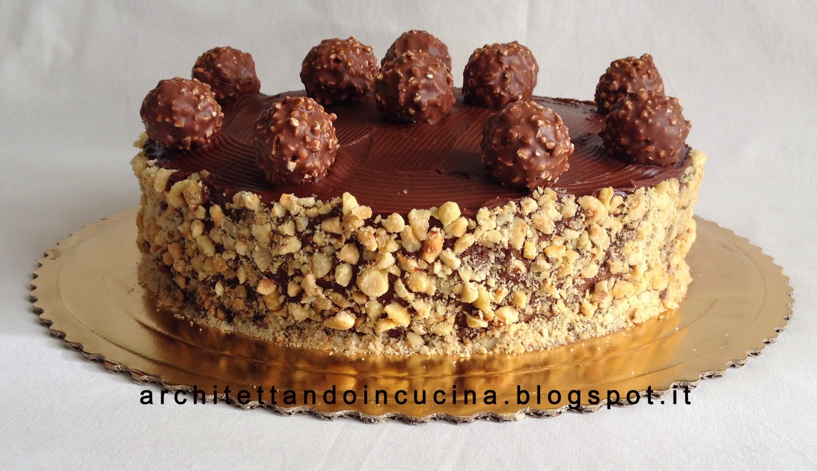 Torta Rocher - Architettando in cucina