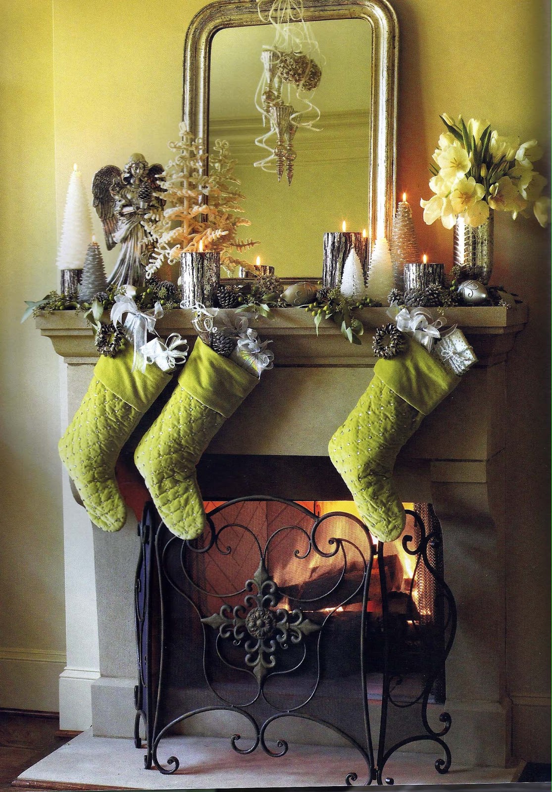 Picture of Elegance Blog: A Holiday Mantel