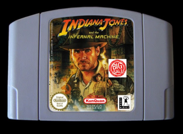 Brilian Store: Retro Game Card 64bit Indiana Jones and the Infernal ...