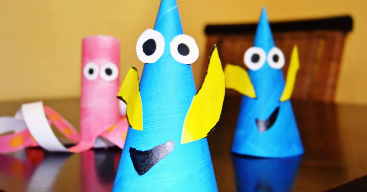 Mommy and Baby Approved: Very easy Kid friendly Finding Dory Crafts