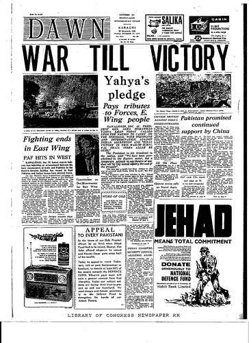 SPREAD NEEDS..........: December 16, 1971: Bangladesh Comes Into Being