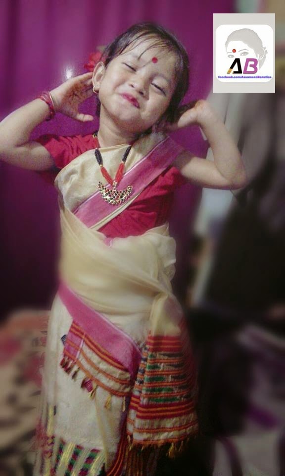 Assamese Beauties: Beautiful Assamese Kids In Traditional Dress