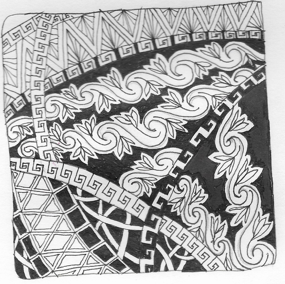 Tickled To Tangle: "It's a String Thing" #259 Tiles