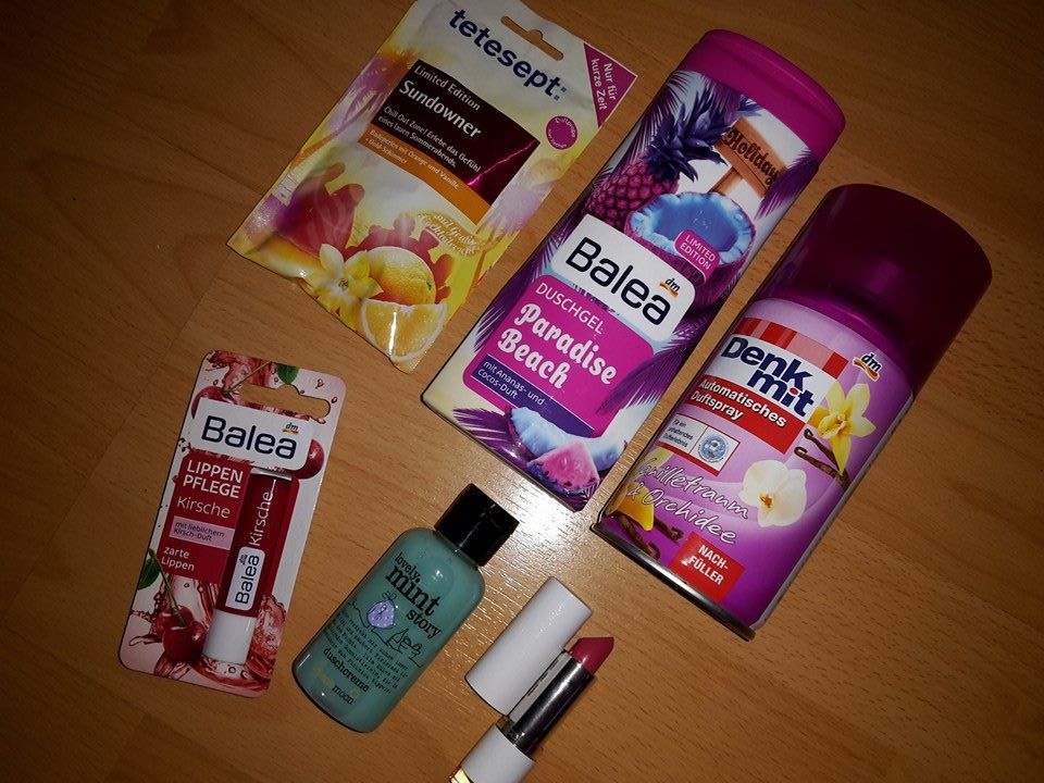 Rosa Wölkchen: Erster wirklicher DM Einkauf 2015