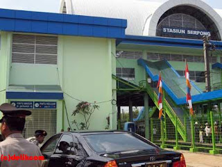 STASIUN KERETA API: Stasiun Serpong Tangerang Selatan